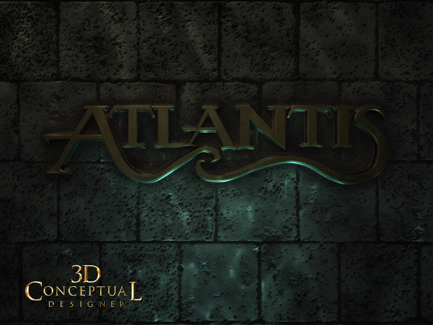 3DconceptualdesignerBlog: Project Review: The Atlantis Resort 3D Logo ...